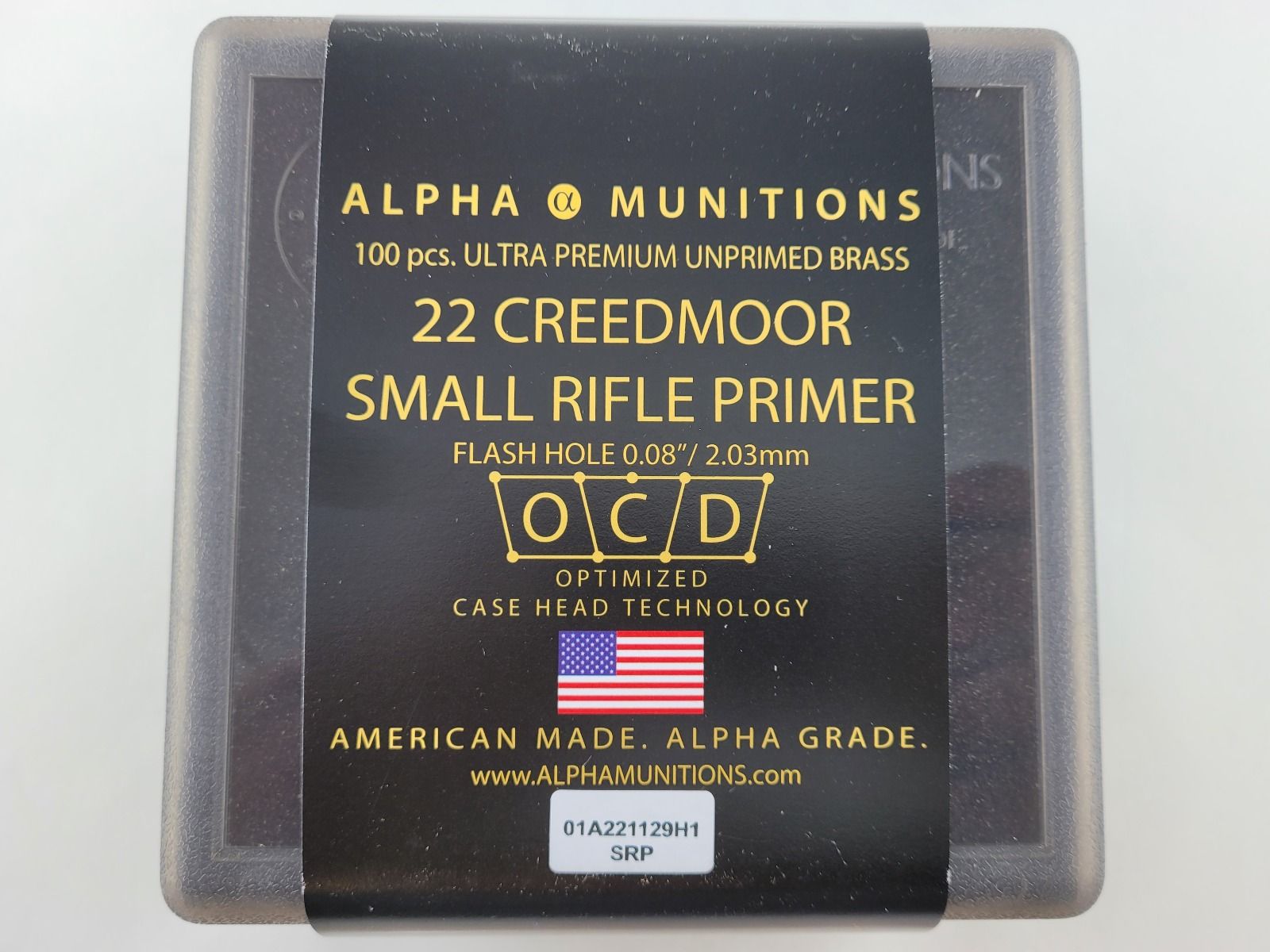 Alpha Munitions 22 Creedmoor Brass | G.A. Precision